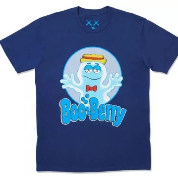 KAWS | Shirts | Kaws General Mills Blue Boo Berry New Size Lg | Poshmark